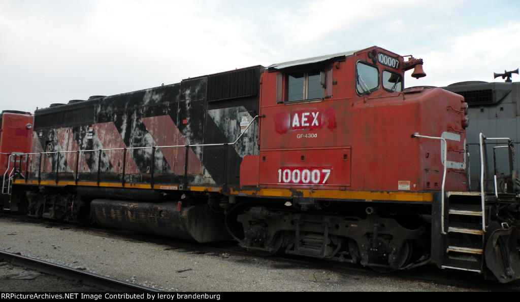 AEX 100007 ex krr 9661 posibly being shipped off